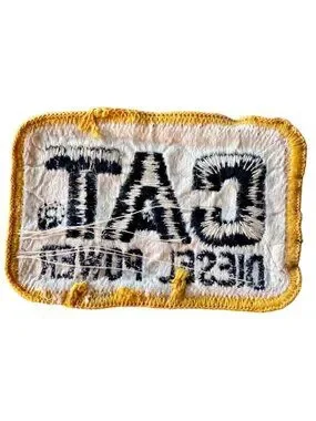 Cat | Accessories | Vintage Caterpillar Cat Diesel Power Logo Patch 3x2 ...